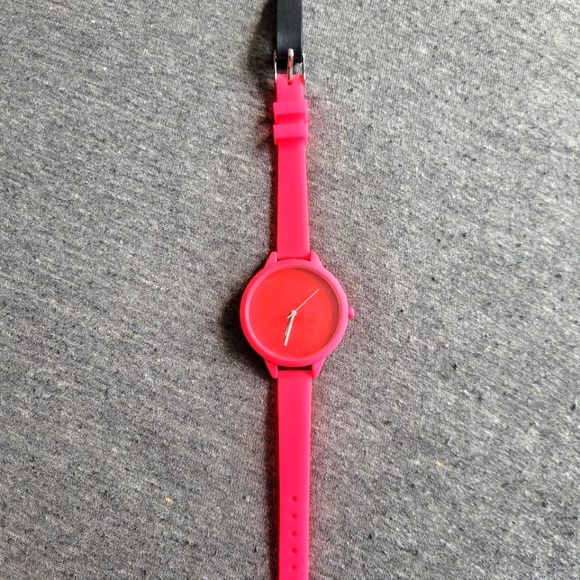 Rainbow | Jewelry | Neon Pink Watch | Poshmark